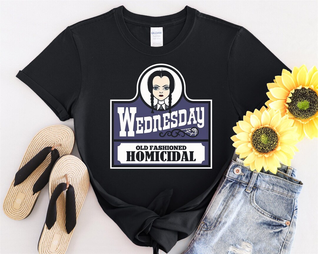Wednesday Addams Wendy’s Inspired Old Fashioned Tshirt Men Women ...