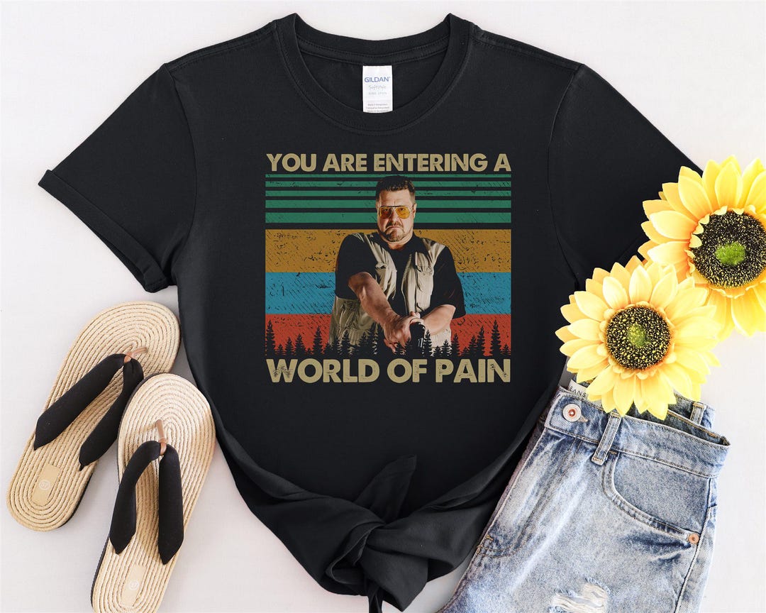 You Are Entering A World of Pain Retro Vintage Tshirt Men Women ...