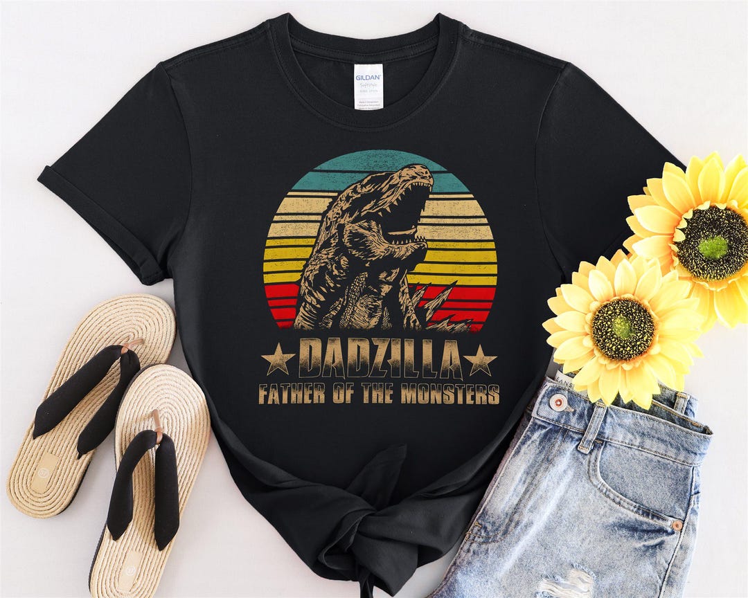 Dadzilla Father of the Monsters, Father's Day Tshirt Men Women Children ...