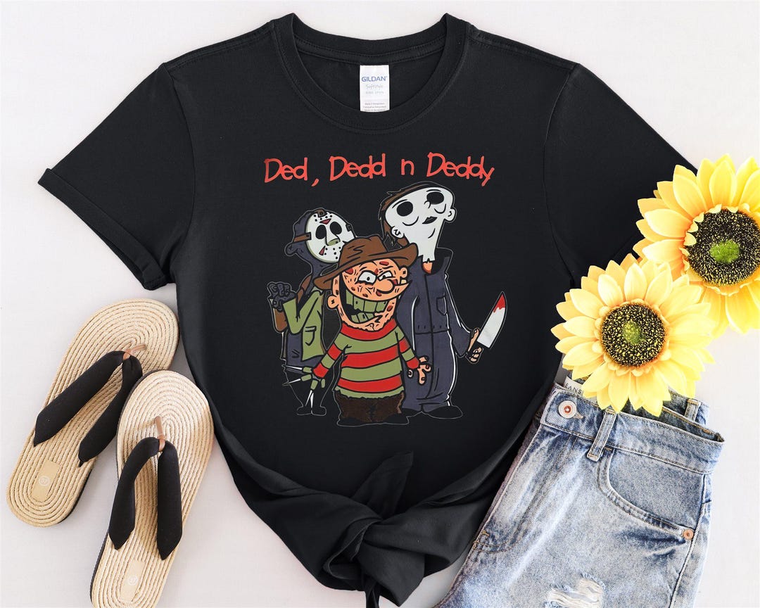 Horror Characters Jason Michael Freddy Ded Dedd Tshirt Men Women ...