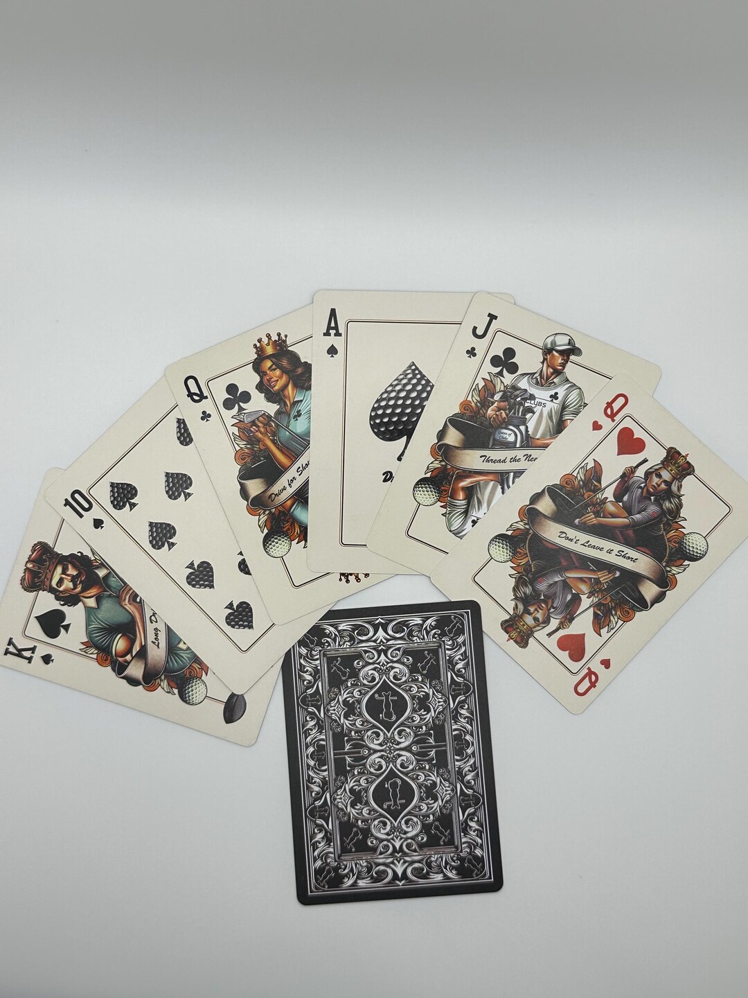 Get 2 Sets of Cards Golf Playing Card Set, 54 Waterproof Golf Playing ...