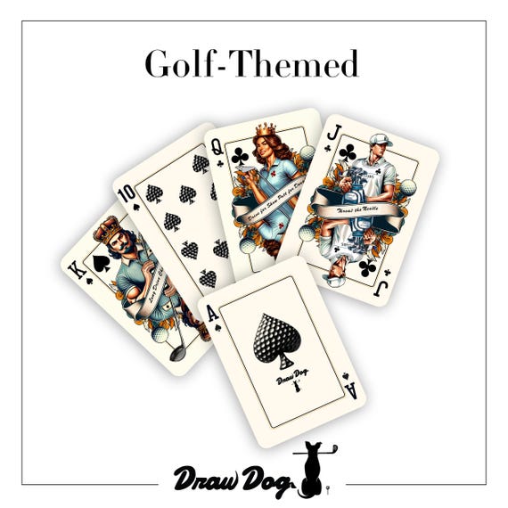 Playing Cards With Golf Theme