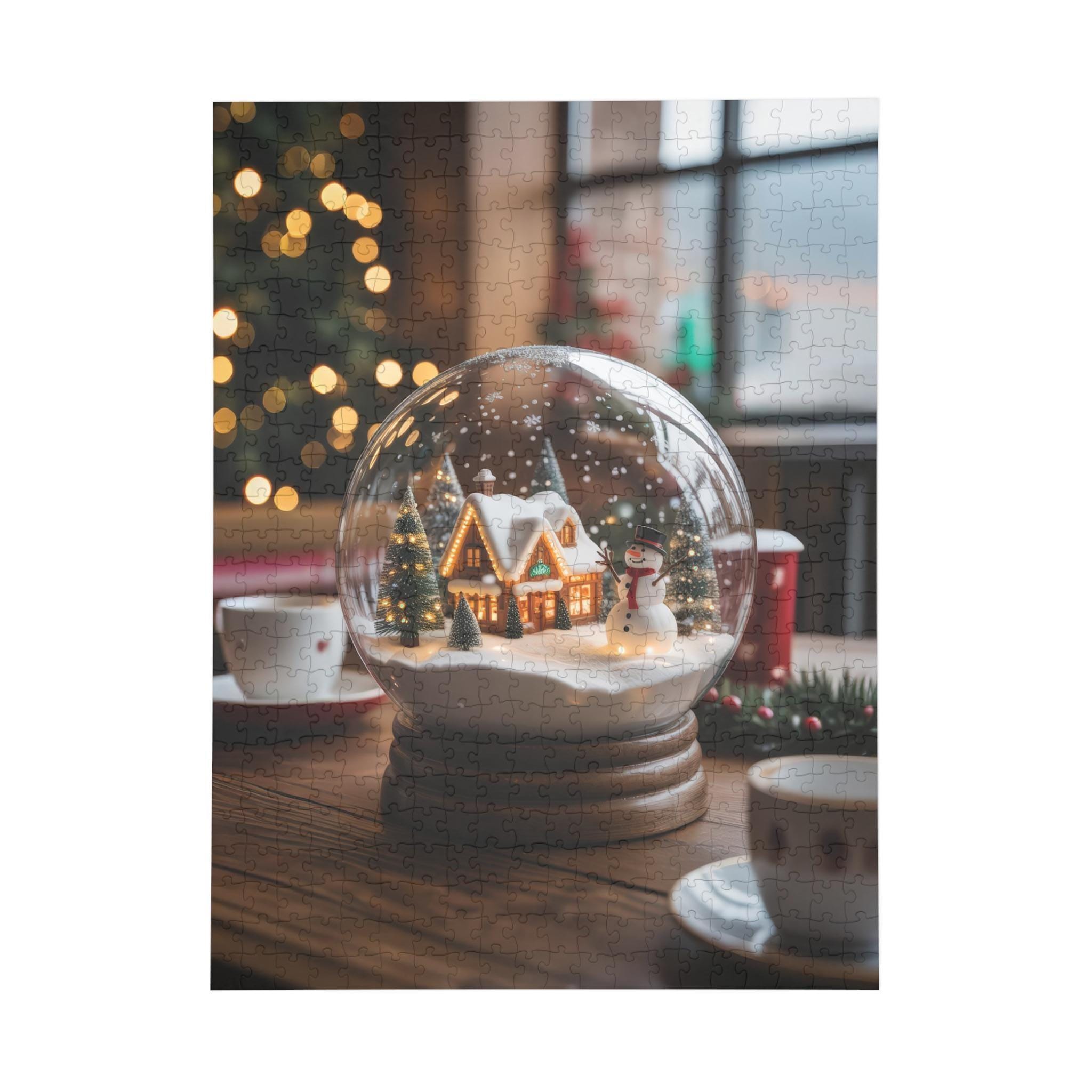 Christmas Snow Globe Puzzle - Etsy