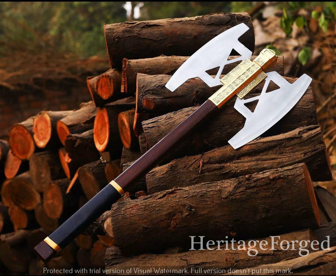 Gimli Battle Axe Handmade Replica From (LOTR) Both Versions, Axe in ...
