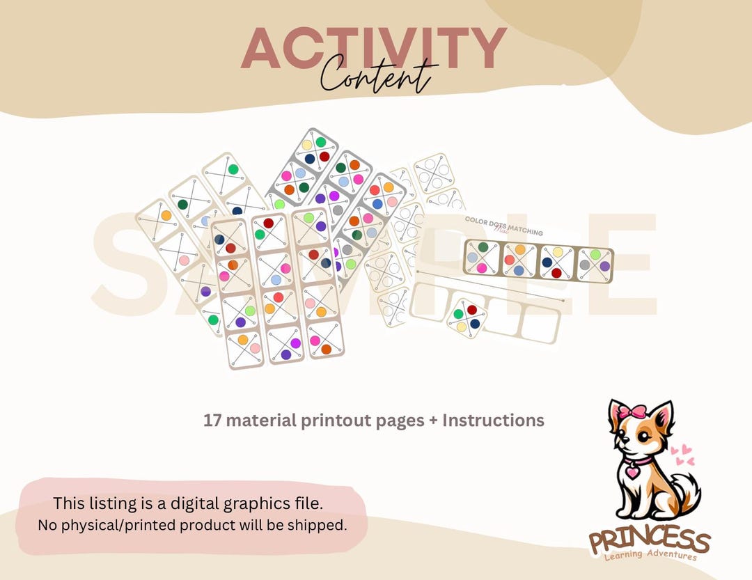 Color Dot Pattern Replication Activity for Kids – Boost Critical ...