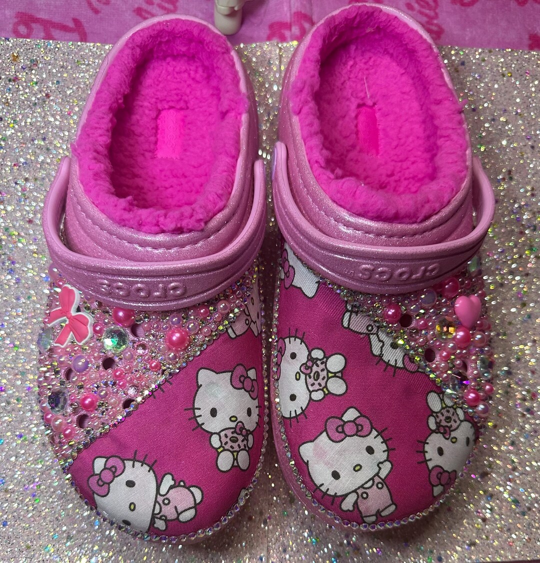 Hello Kitty Customized Crocs / Please Message Croc Size When Purchased ...