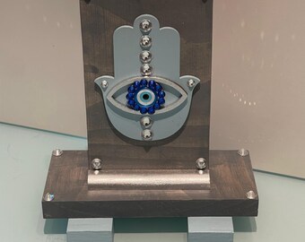 Evil Eye Hamsa Mosaic Sculpture - Etsy