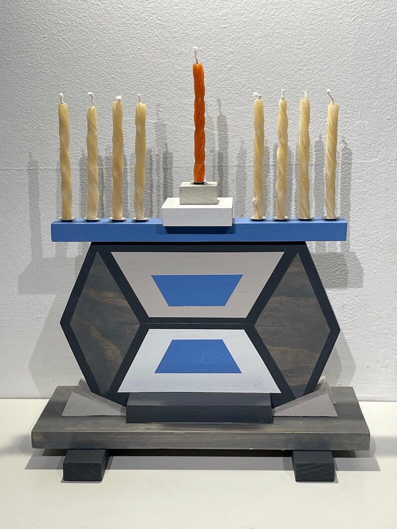 Handcrafted Menorah /sculpture. by Mark Jeffrey - Etsy