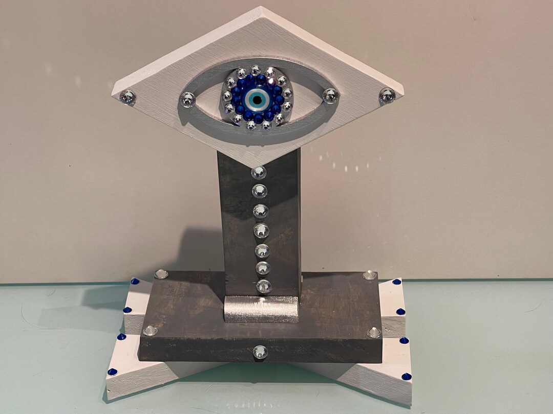 Evil Eye Table Sculpture by Mark Jeffrey - Etsy