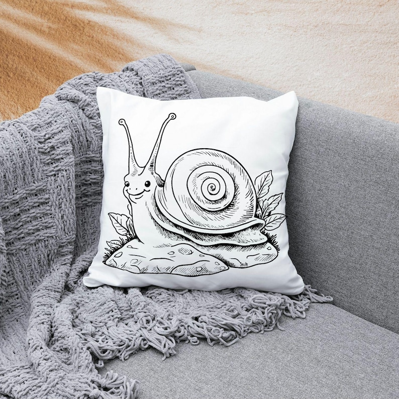 Adorable Snail Digital Clipart | 16 PNG, 16 JPG, 16 SVG | High-quality ...