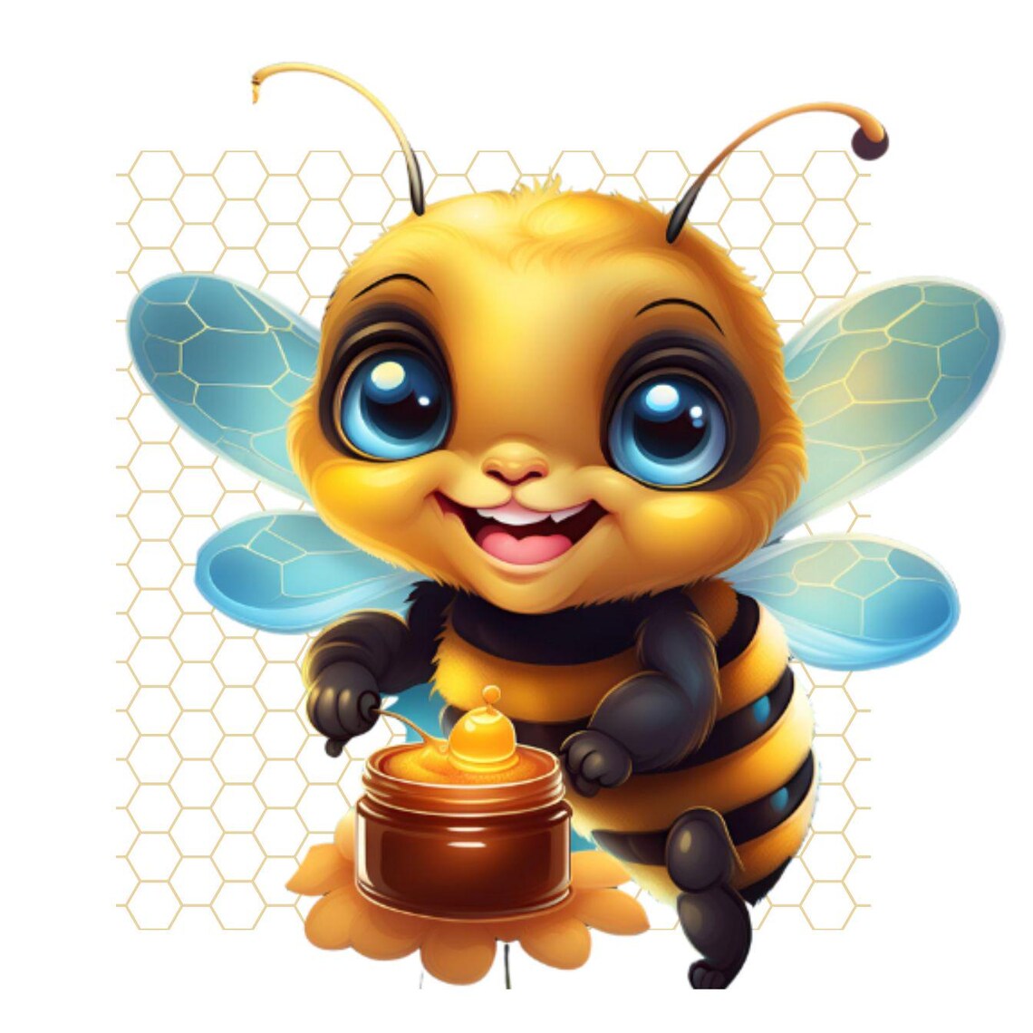 Cute Baby Bee Clipart Bundle | 28 Honey Bee PNG (digital Download) - Etsy