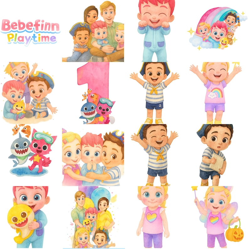 Bebefinn PNG Clipart - Etsy