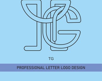 Letter Monogram Images, Interlocking Fonts, Custom Letter Logo Design ...