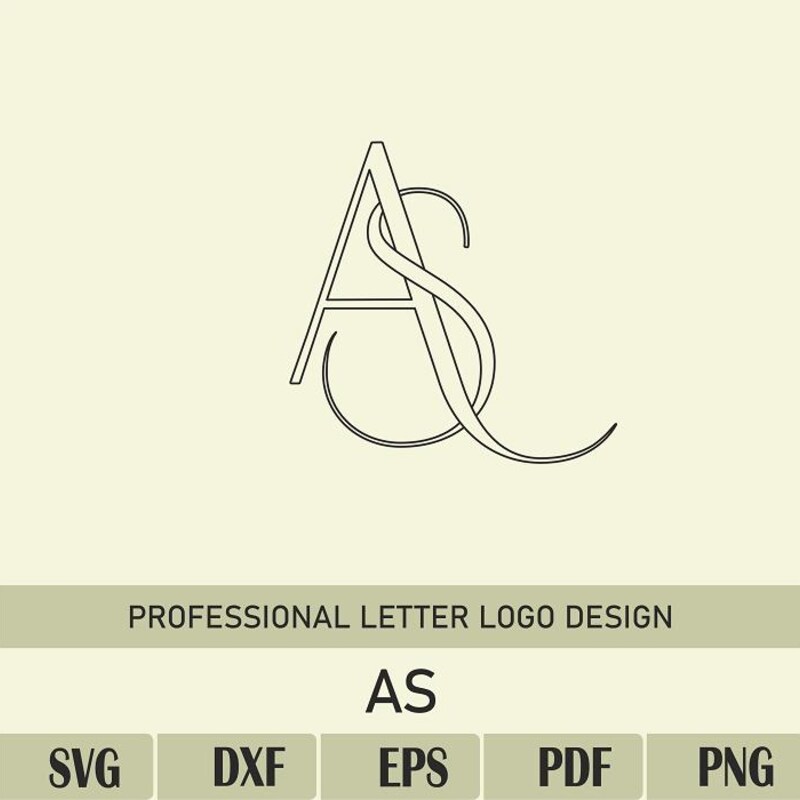 Modern Monogram - Etsy