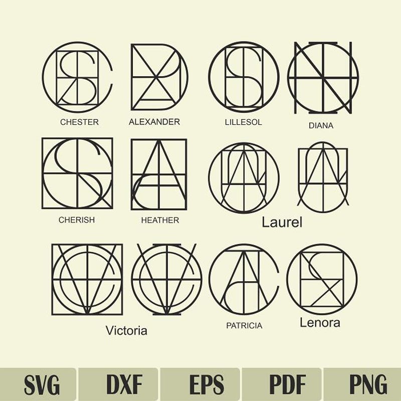 Monogram Logo - Etsy