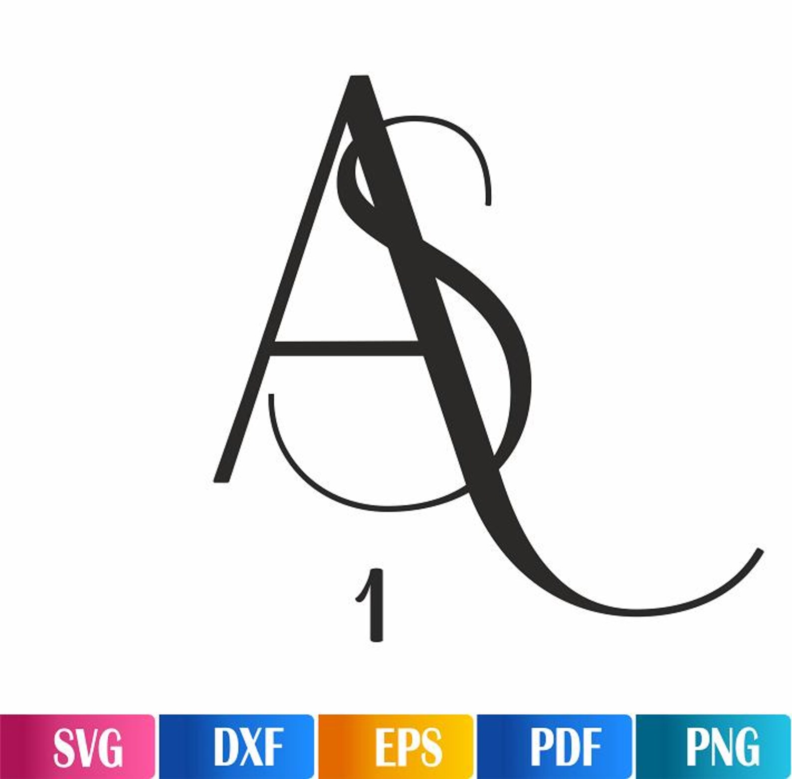 Wedding Monogram, Wedding Letter Monogram, Two Letters Monogram, Two ...