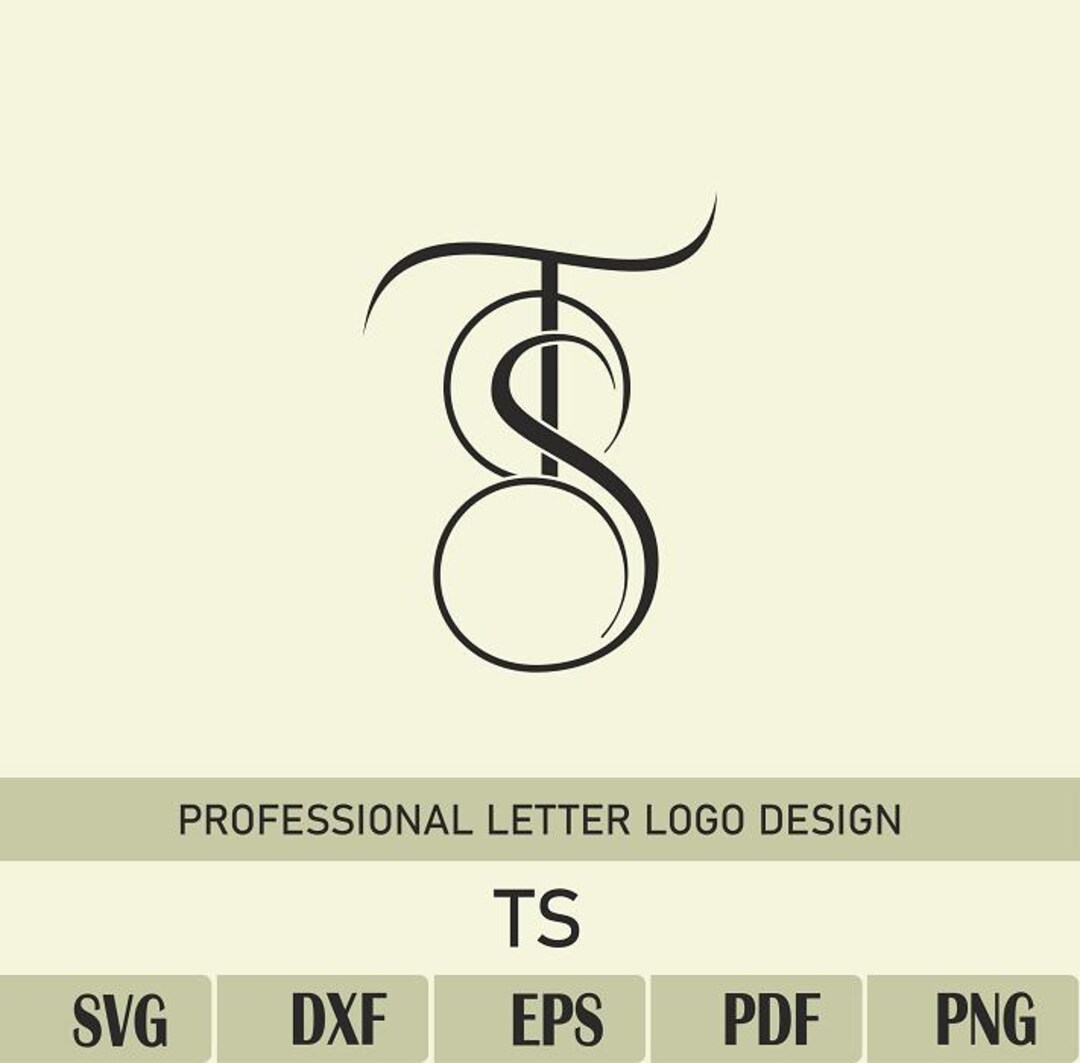Custom Name Monogram, Personalized Initials Design, Unique Digital Logo ...