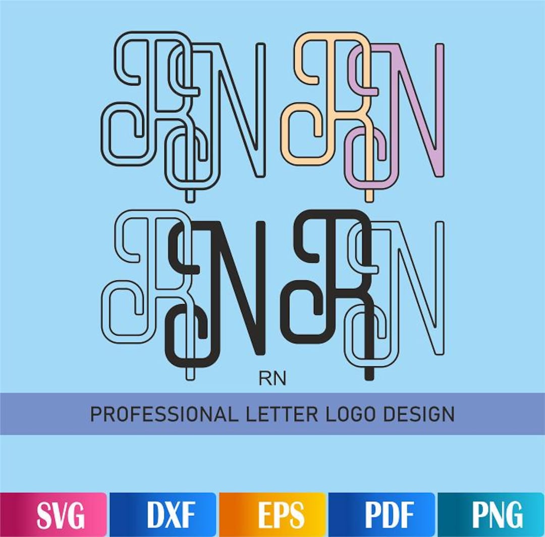 Custom Name Logo Monogram, Name Logo Svg, Gift for Couples, Letter Logo ...