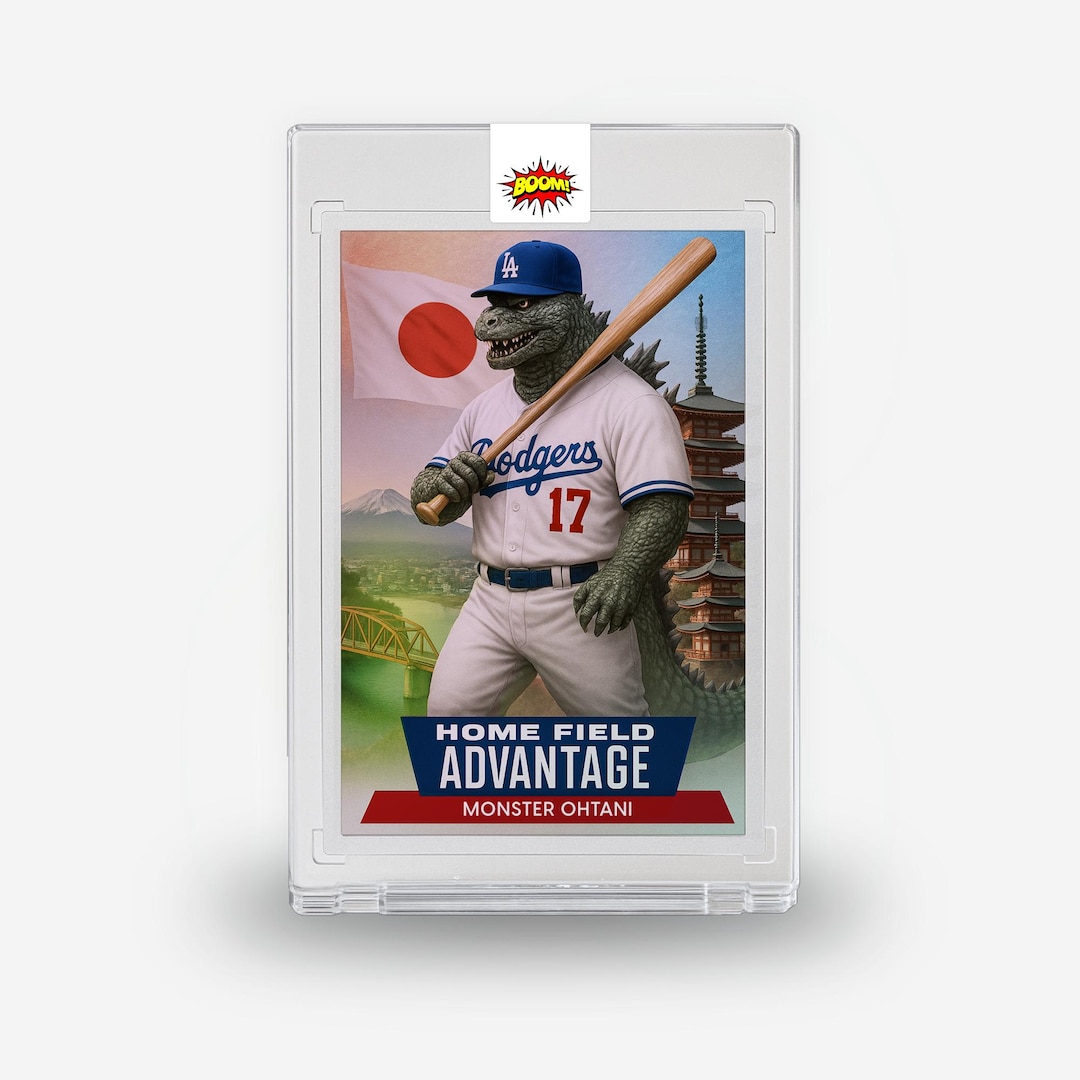 Shohei Ohtani Godzilla Custom Card – Home Field Advantage Holofoil With ...