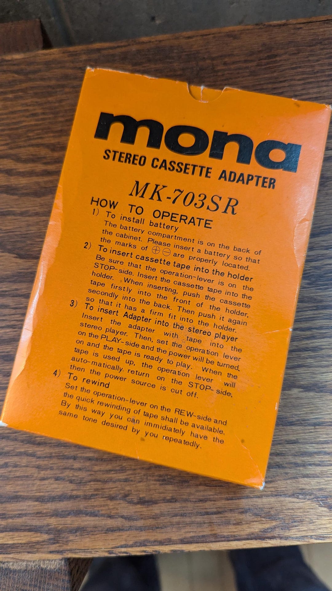 Mona MK-703SR 8 Track Stereo Cassette Adapter - Etsy