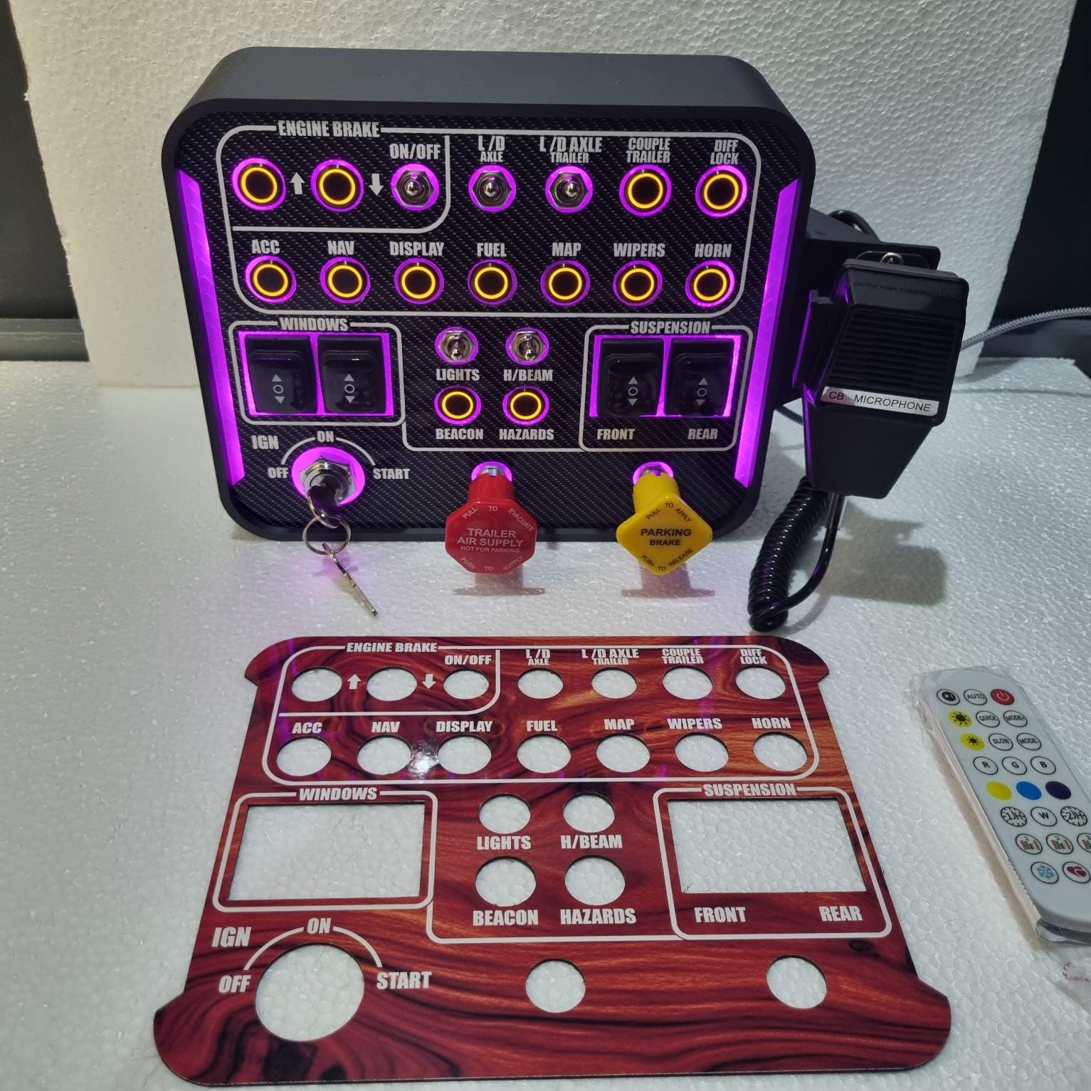 Large 33 Function Truck Simulator Button Box With CB - Etsy