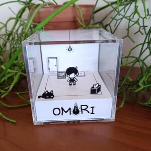 OMORI 3D Cube Diorama - Welcome to White Space | MEWO Shadowbox ...