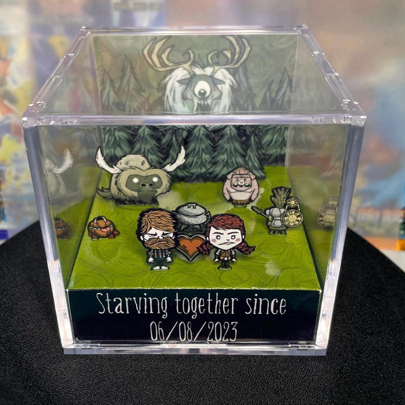Custom Dont Starve Together 3D Cube - Personalized Couples Gifts ...