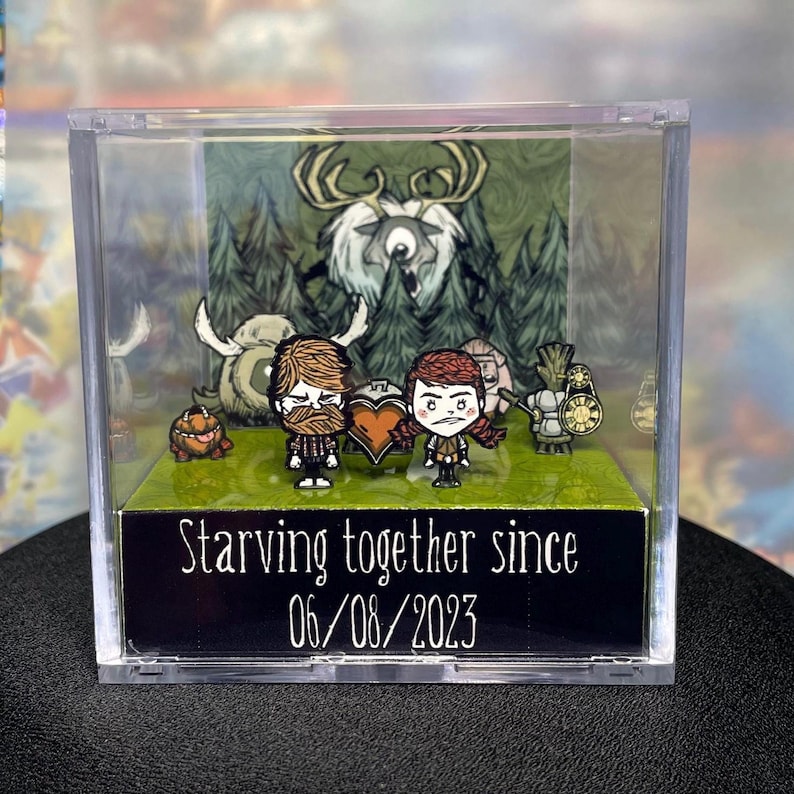 Custom Dont Starve Together 3D Cube - Personalized Couples Gifts ...