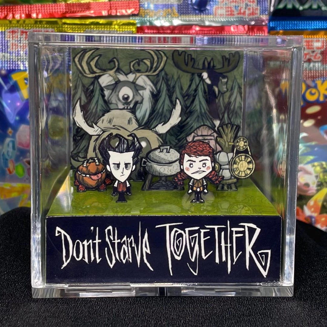 CUSTOMIZABLE Don't Starve Together 3D Diorama Cube, Gamer Decor for Don ...