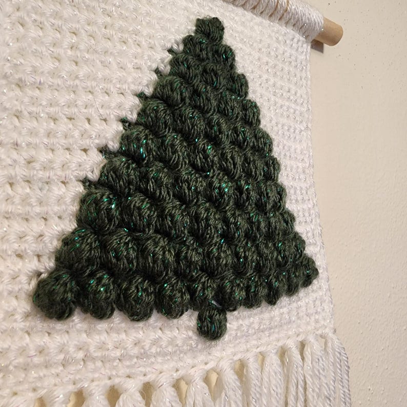 Custom Christmas Tree Crochet Wall Hanging - Etsy