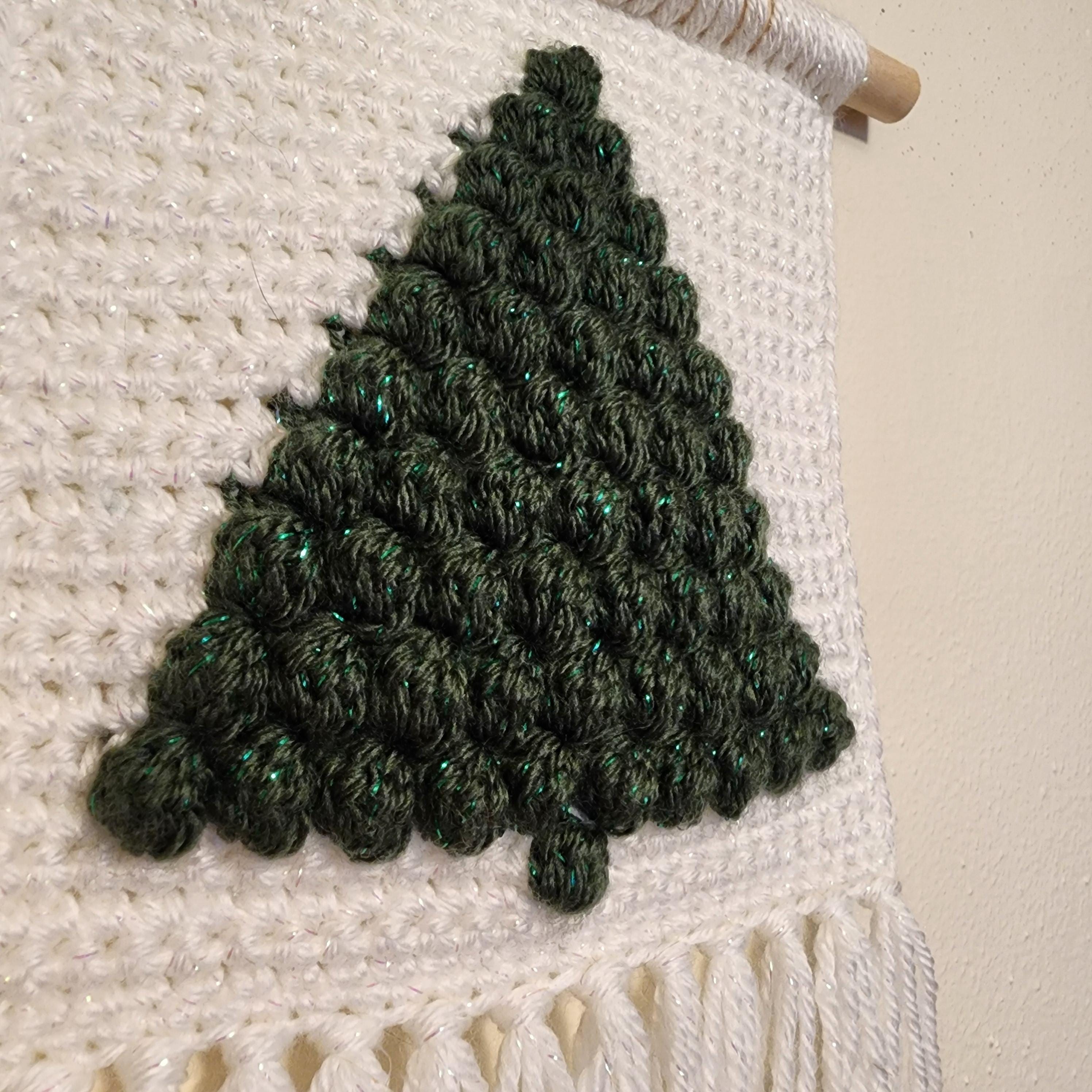 Custom Christmas Tree Crochet Wall Hanging - Etsy