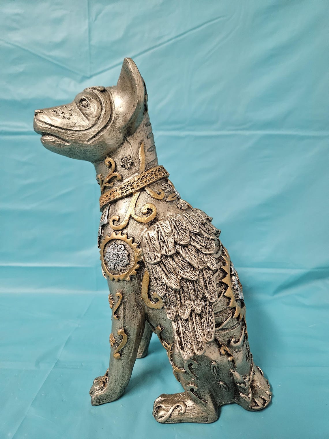 Aztec Xoloitzcuintli Sacred/holy Dog (gold Color) - Etsy