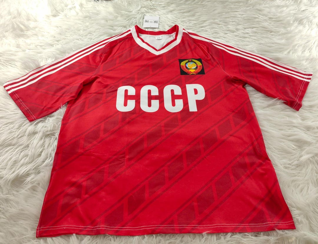 Ussr, Cccp Soviet Union Shirt, Vintage Shirt, Ussr Jersey, 1986 Home ...