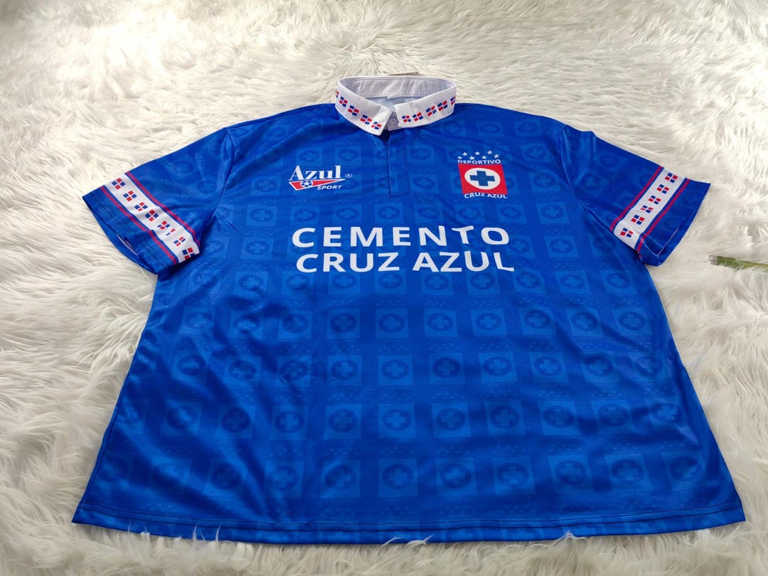 Cruz Azul Shirt, Vintage Cruz Azul Shirt, Cruz Azul T-shirt, 1995 1996 ...