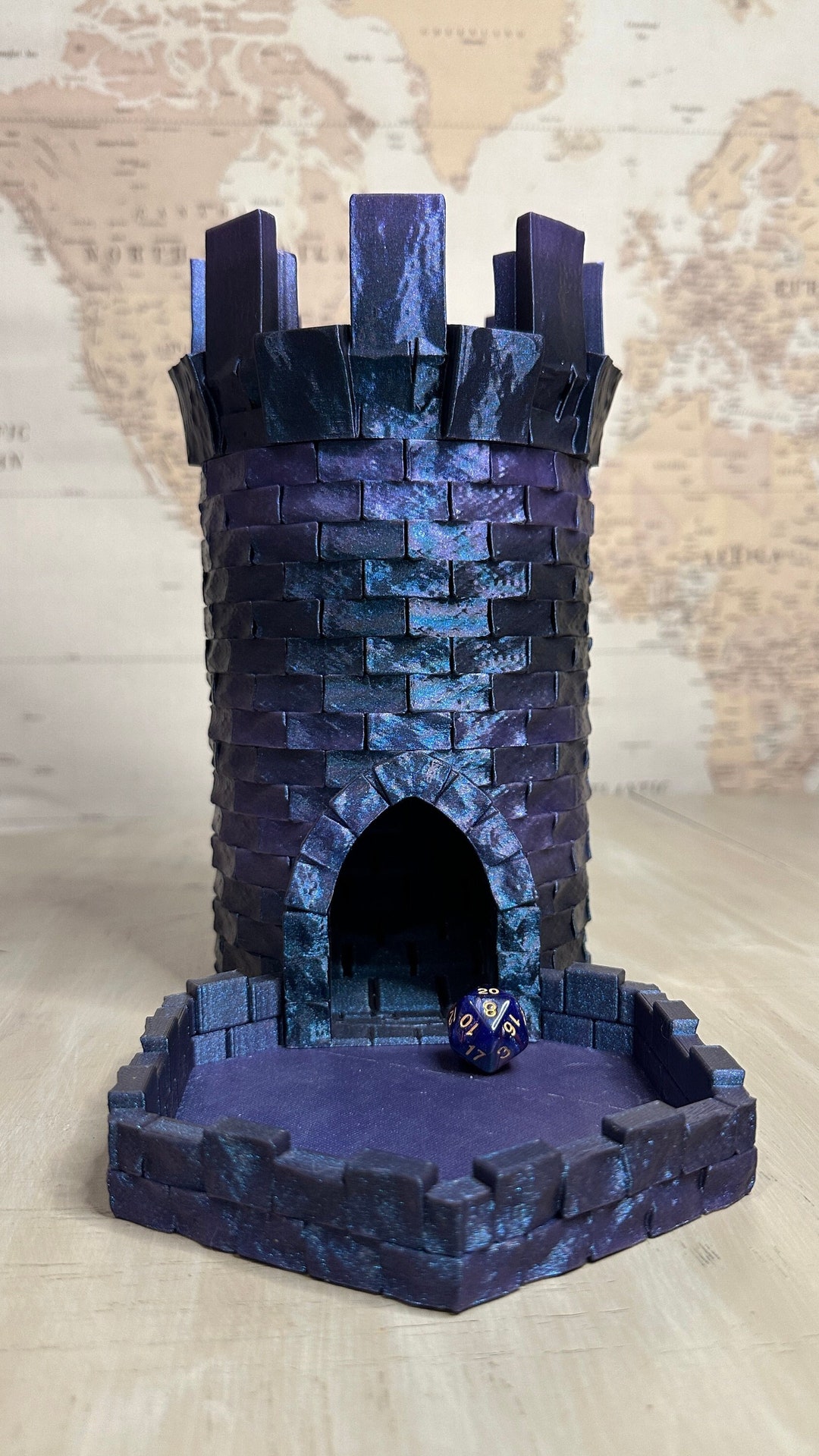 Castle Dice Tower Modular Tabletop Accessory RPG Board Game Dungeons ...