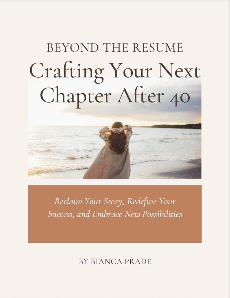 BEYOND THE RESUME Crafting Your Next Chapter After 40 - Etsy 日本