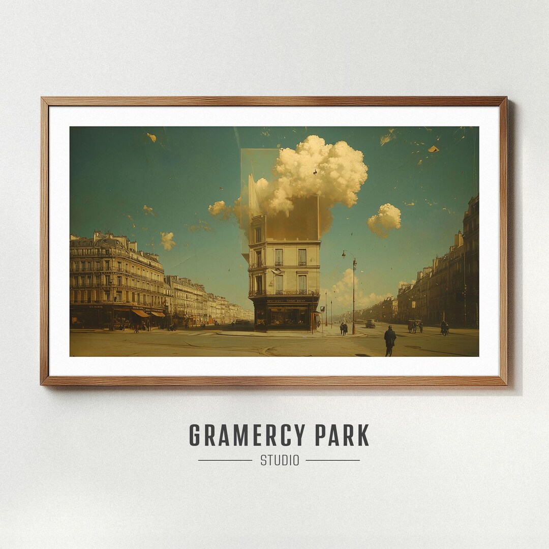 Scifi Steampunk Paris Wall Art Instant Digital Download Background Art ...