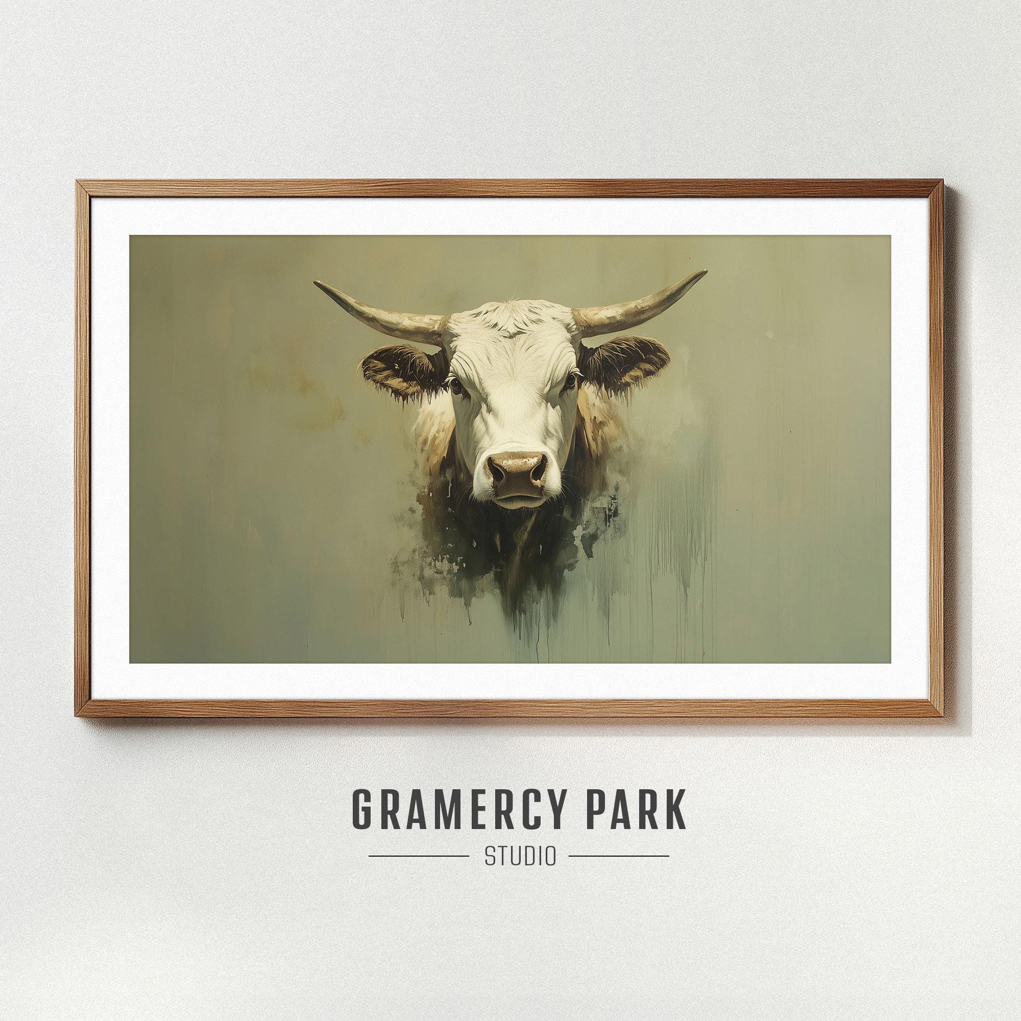 Cow Farm Animals Wall Art Instant Digital Download Background Art for ...