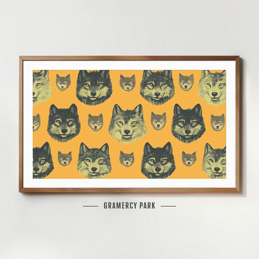 Cute Fox Wall Art | Digital Artwork | Background Art for TV | Gallery ...