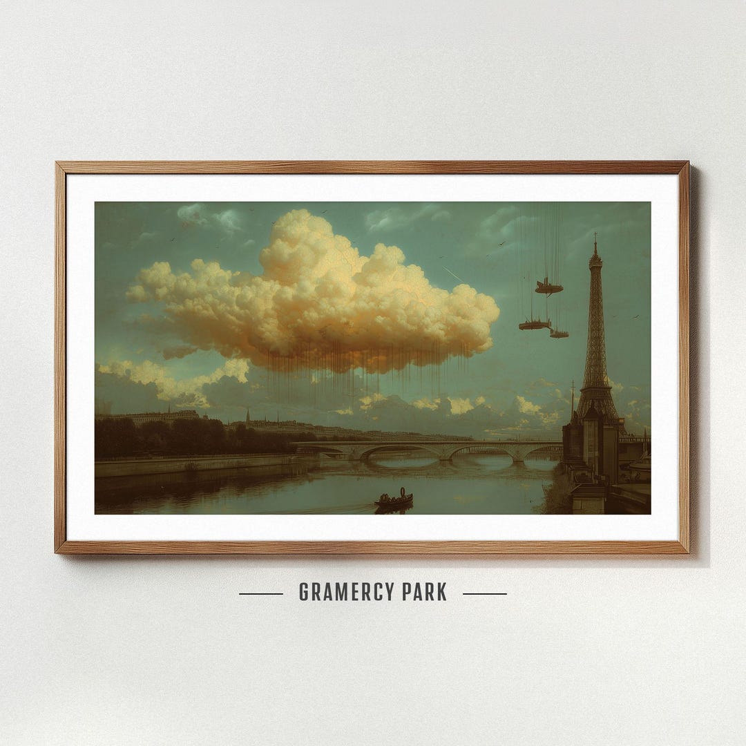 Scifi Steampunk Paris Wall Art | Digital Artwork | Background Art for ...