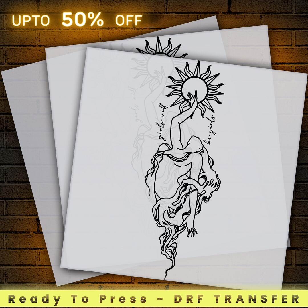 Girls Will Be Girls Dtf, Ready to Press Dtf Transfer, Heat Press,ready ...