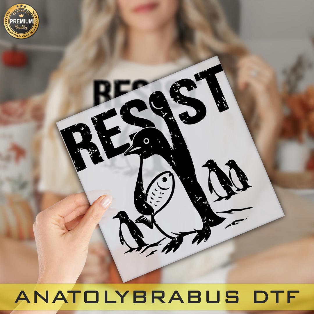 Resist Penguin DTF, National Park Dtf,ready to Press Dtf Transfer, Heat ...