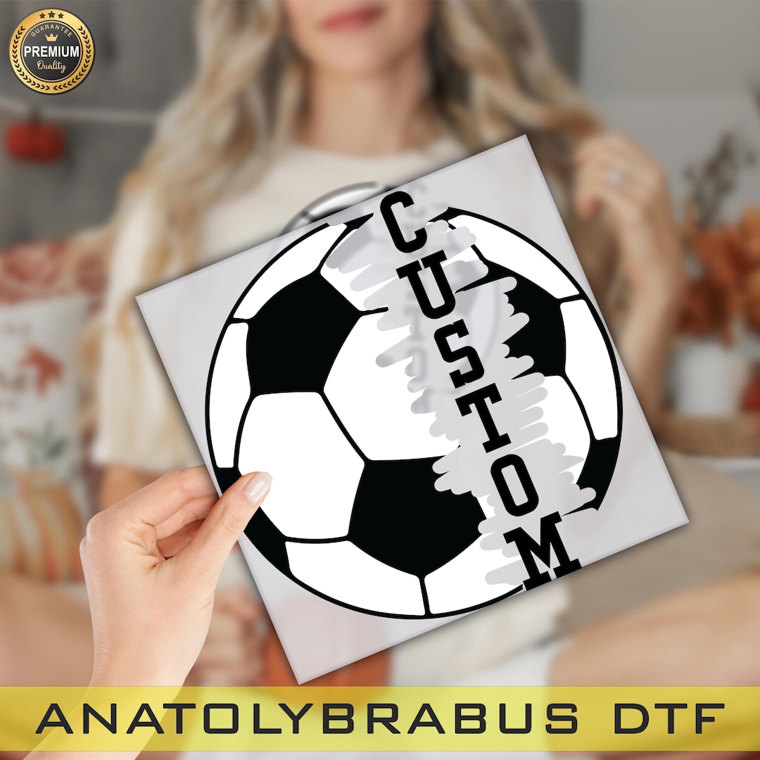Custom Soccer DTF, Personalized Soccer Png,ready to Press Dtf Transfer ...