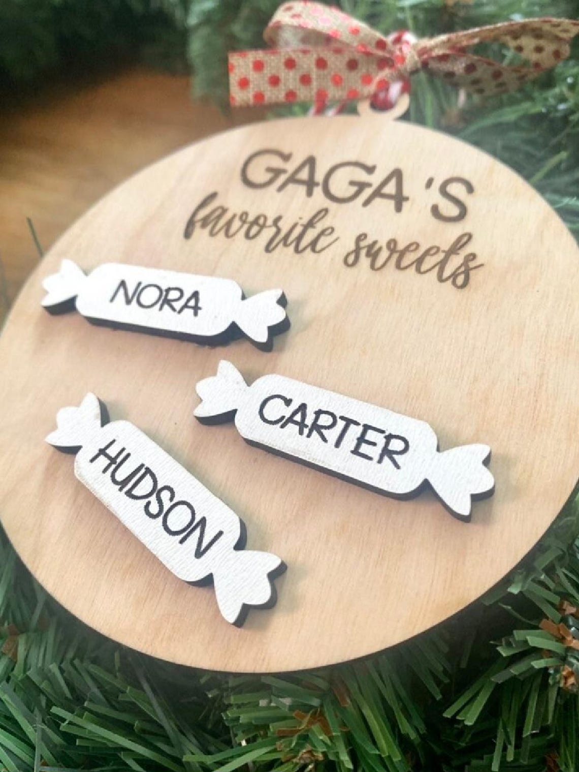 Grandparents Favorite Sweets | Grandparent Ornament | Personalized ...