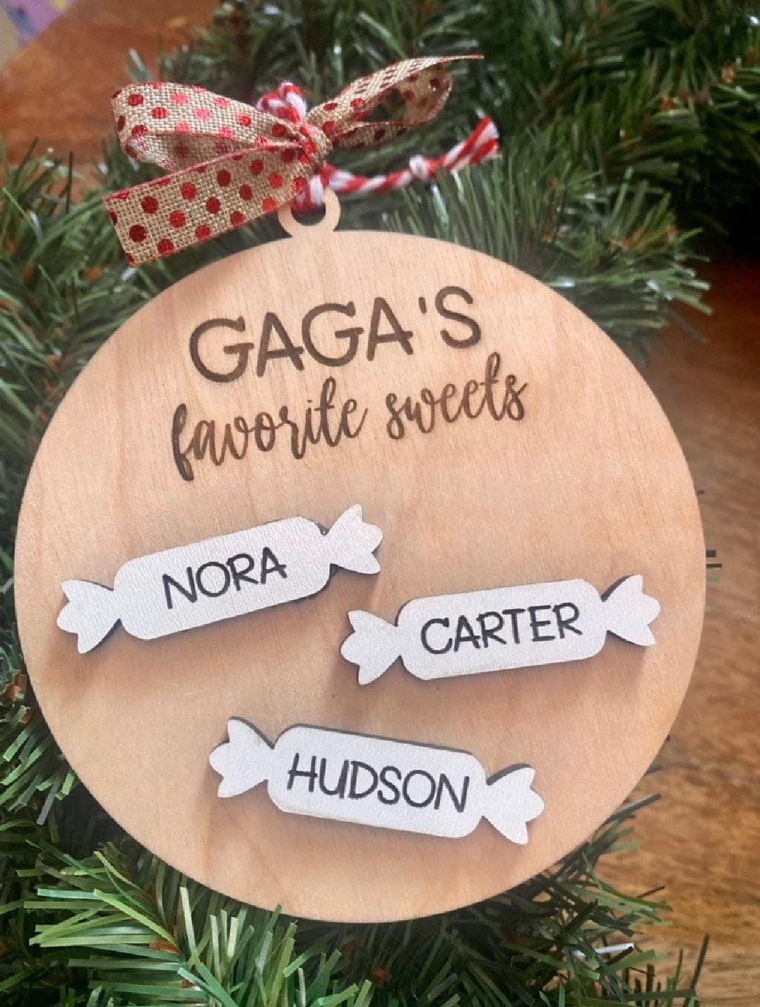 Grandparents Favorite Sweets | Grandparent Ornament | Personalized ...