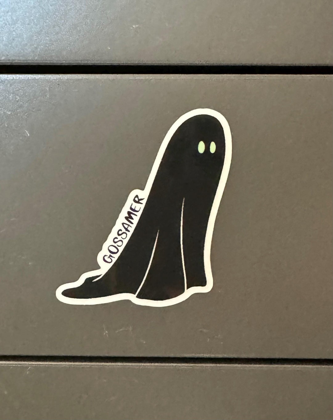 Gossamer Sticker, Ghost Sticker, Goth Ghost, Spooky Halloween Sticker - Etsy