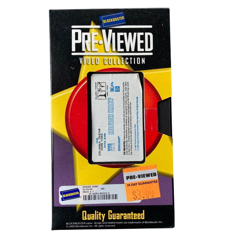 Blockbuster Pre-viewed VHS Tapes | Sold Separately | 90s Nostalgia - Etsy