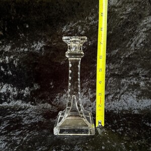 Vintage Glass Candlesticks | Sold Separately | Crystal Elegant Wedding ...