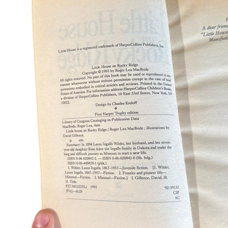 Vintage Little House: the Rocky Ridge Years Book Set - Etsy