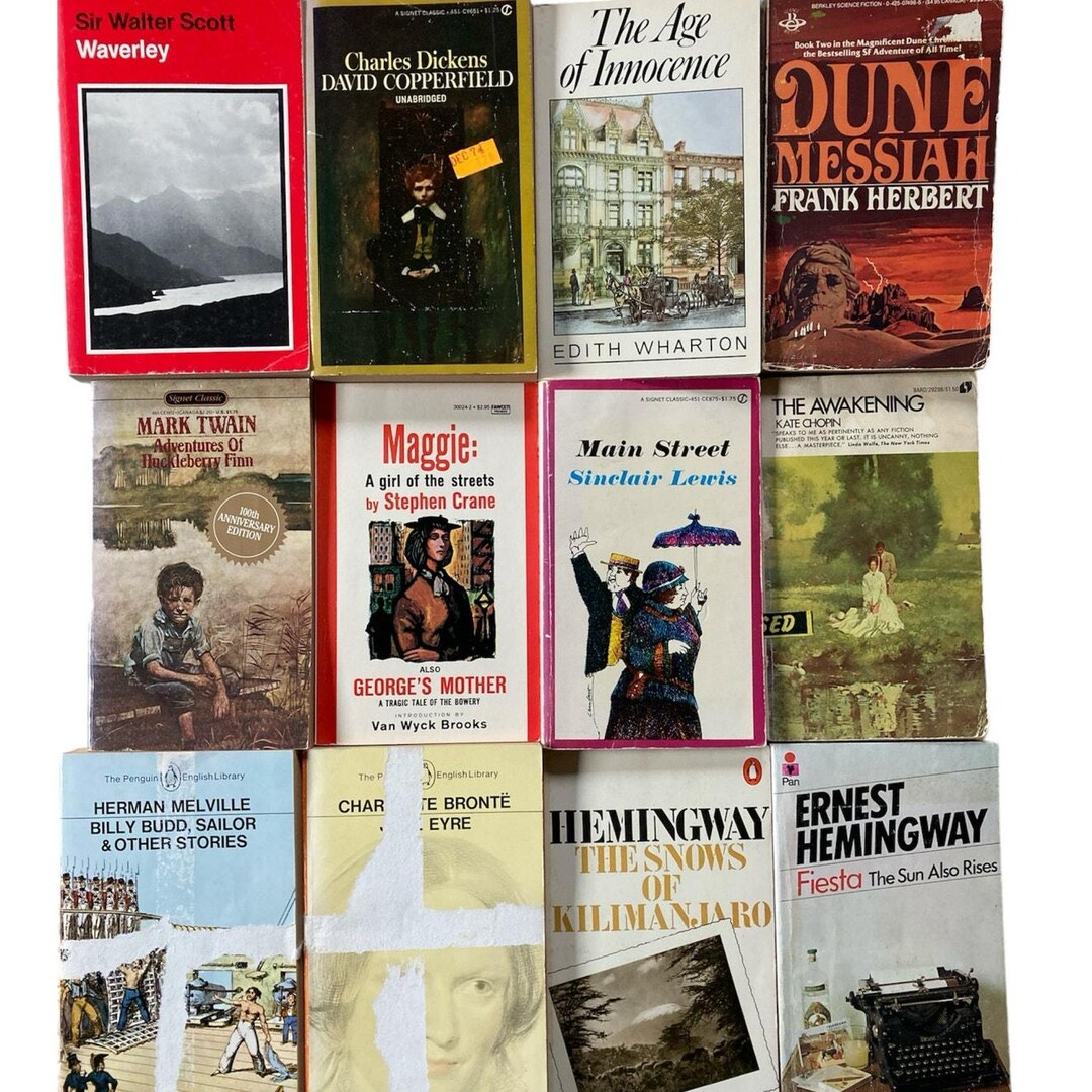Paperback Classics | Sold Separately | Vintage - Etsy